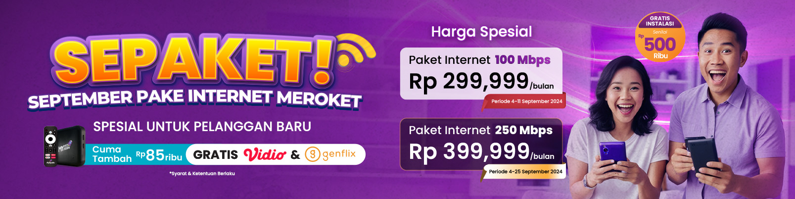 Paket Internet Rumah - Sales MyRepublic